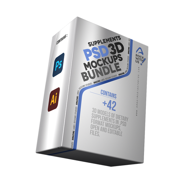 PSD 3D Muckups Bundle – arquimedia3d